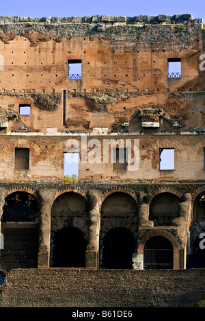 Coliseum and the archaeological roman park in Rome, Italy Stock Photo ...
