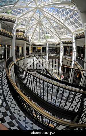 Atrium, noble shopping centre, Friedrichstrasse, Berlin Stock Photo - Alamy