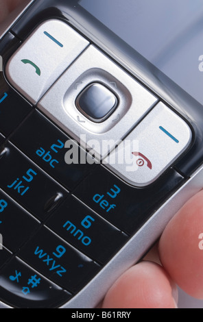 finger with blue telephone keypad Stock Photo - Alamy