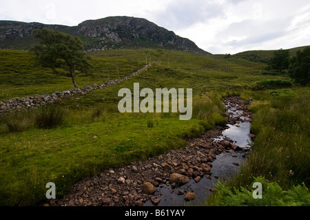 Stream in the moors near Poolewe, Scotland, UK Stock Photo - Alamy