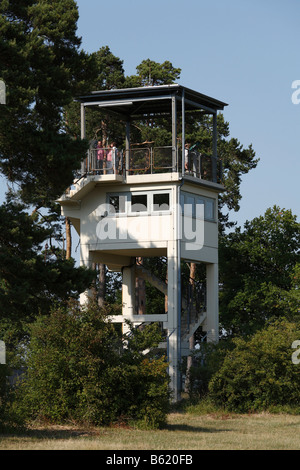 Observation tower at the former US observation point Point India on the ...