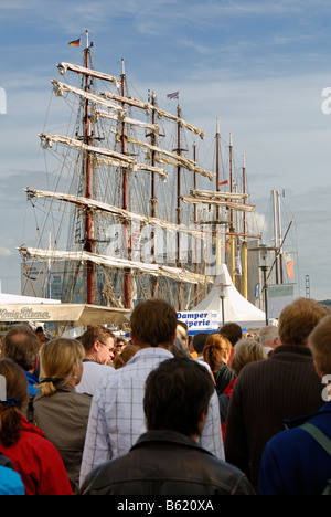 Kiel, a sailing ship on the Kiel Week 2005 Stock Photo - Alamy