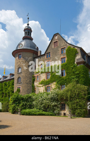 Laubach Castle, residence of the count zu Solms-Laubach, Laubach, Hesse ...
