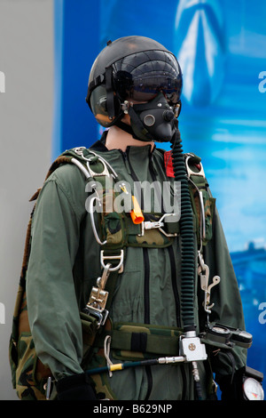 Helmet and oxygen mask of a military pilot Stock Photo - Alamy