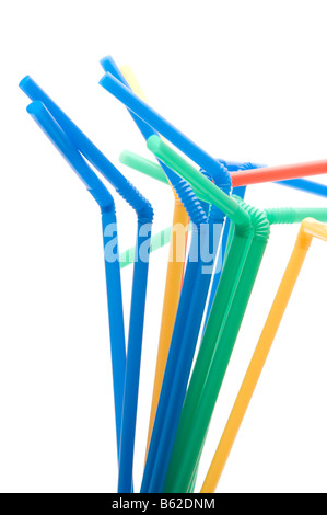 object on white utensil drinking straws Stock Photo - Alamy