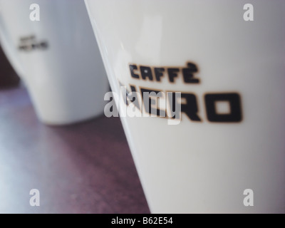 Caffe Nero Cafe Cups Two Stock Photo - Alamy