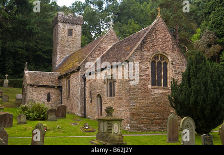 St. Madoc's church, Llanbadoc, near Usk, Monmouthshire, Wales, UK Stock ...