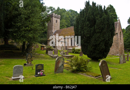 St. Madoc's church, Llanbadoc, near Usk, Monmouthshire, Wales, UK Stock ...