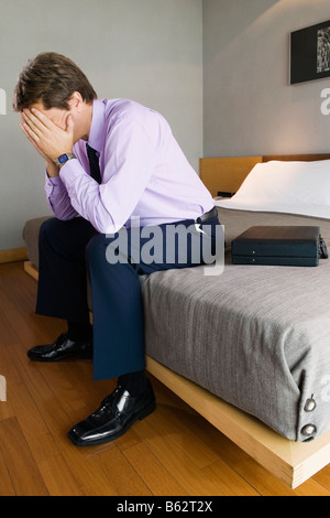 Profile view of angry disappointment man shouting with copy space ...