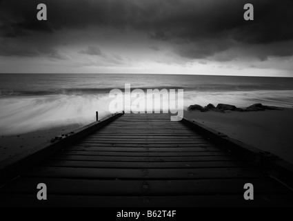 The boat access ramp and beach on the much overlooked area of Cart Gap ...