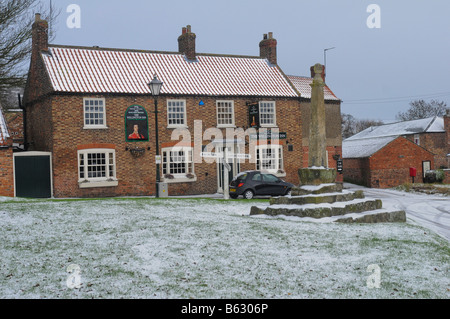 The Wellington Inn, in the Village of Lund, East Yorkshire, England UK ...