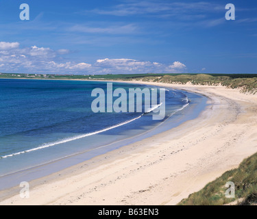 Dunnet Bay, Great Britain, Europe, Scotland, sea, coast, clouds ...