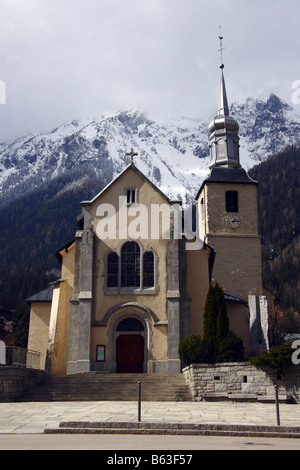 Snowy mountains in Chamonix, Mont Blanc, Haute-Savoie, Alps France ...