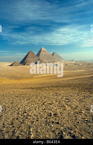 Giza Pyramids in Cairo, Egypt, ancient Egyptian civilization landmark ...