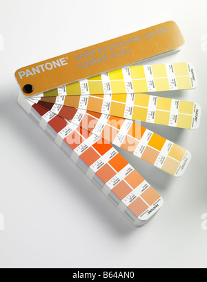 Pantone color swatch book Stock Photo - Alamy