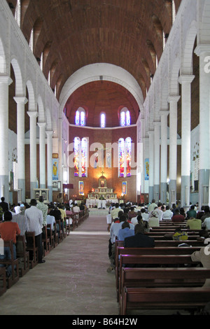 Catholic cathedral Douala Cameroon Africa Stock Photo - Alamy