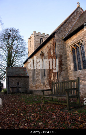 The Grave yard of Scampton Church, Lincolnshire Stock Photo - Alamy