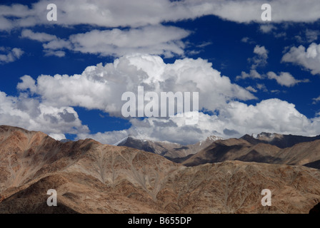 The landscape of India Ladakh also called a alpine desert lies on a ...