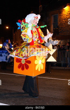 Wells Somerset annual Wells Carnival winter parade through Wells in ...