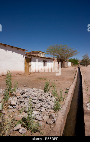 Irrigation canal in Chile s Atacama desert the driest in the world ...