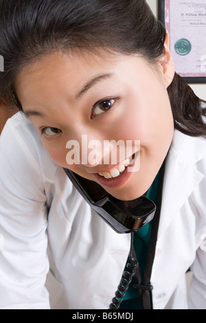 Asian female doctor healthcare professional explaining anatomy using ...