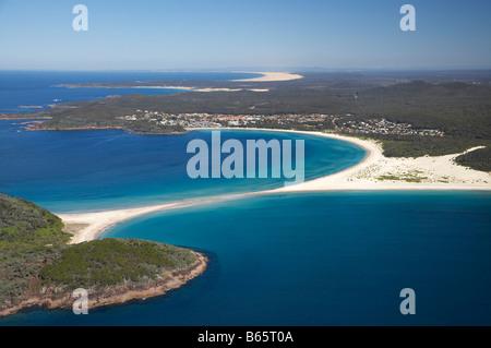 Point Stephens Fingal Bay left and Fingal Spit Tomaree National Park ...