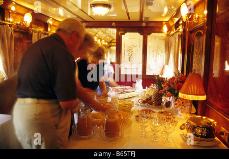 Breakfast in Al Andalus Express Train Andalusia region SPAIN Stock ...