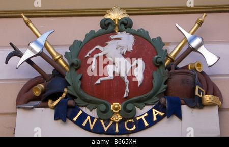 Invicta the white rearing horse - symbol of the County of Kent, England ...