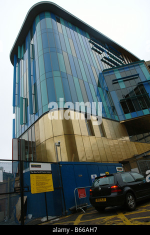 The new Cardiff library in the Hayes photographed close up Stock Photo ...