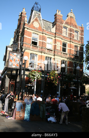 Exterior of the Camden Head pub in Camden Passage, Angel, Islington ...
