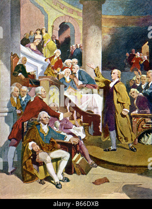 Give me liberty or give me death speech of Patrick Henry in Viginia ...