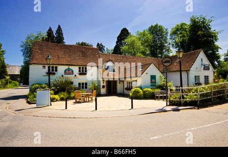 gomshall mill pub in the village of gomshall in surrey Stock Photo - Alamy