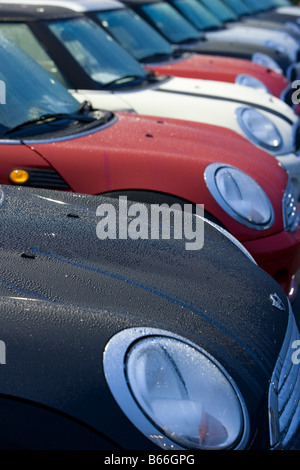 Mini cooper line-up Stock Photo - Alamy