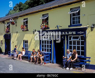 Ireland, Co Wicklow, Avoca, Fitzgerald’s pub, Ballykissangel filming ...