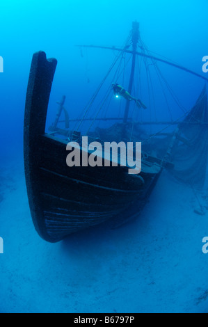 Uluburun II Wreck Replica of Bronze Age Wreck Kas Mediterranean Sea ...