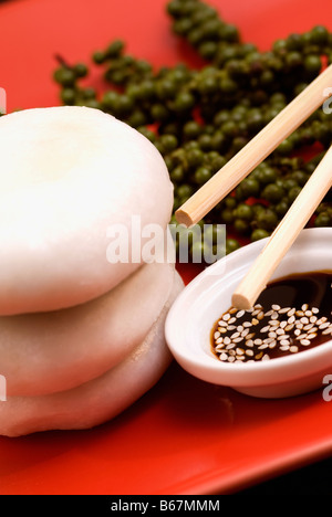 Cake with Chinese green peppers Stock Photo - Alamy