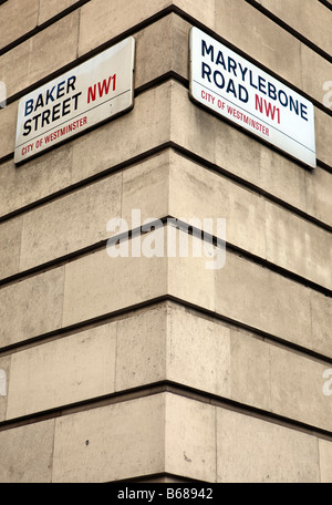 Baker Street Corner, London Stock Photo - Alamy