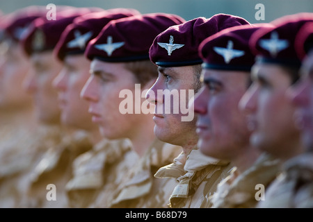 British Army Parachute Regiment soldiers prepare for another bout of ...