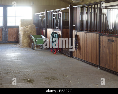 Empty Horse Stalls Stable, USA Stock Photo - Alamy