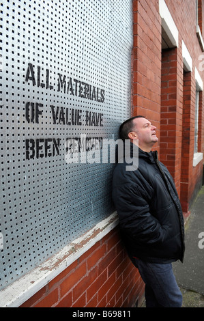 Terraced Housing, Higher Broughton Salford Stock Photo - Alamy