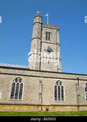 Clock, Axminster church Stock Photo - Alamy