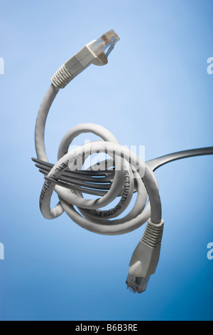 ethernet cable on a fork Stock Photo - Alamy
