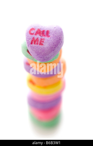 Call me candy heart Stock Photo - Alamy