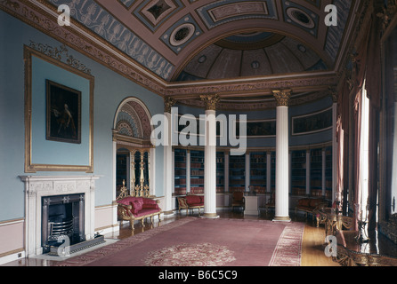Robert Adam library in Kenwood House, London, England, UK Stock Photo ...