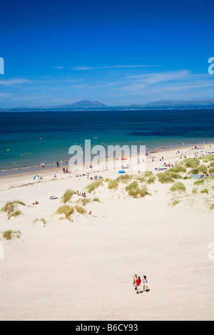 Beach at Shell Island Gwynedd Wales UK Stock Photo - Alamy