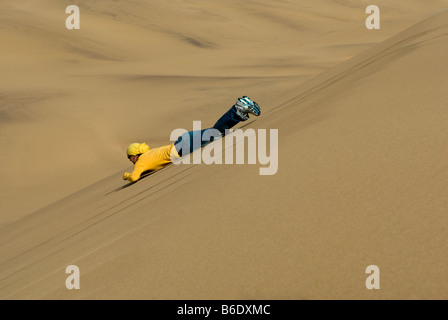 Sandboarding, Swakopmund, Namibia Stock Photo - Alamy