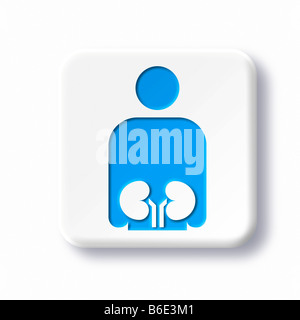 Urology symbol against white background Stock Photo - Alamy