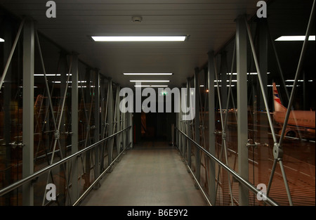 Riga International airport (RIX) terminal at night. Latvia Stock Photo ...
