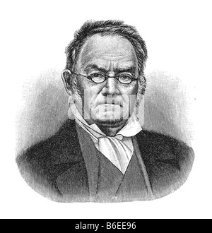 Portrait of Carl Ritter (1779-1859) German Geographer & First Chair of ...