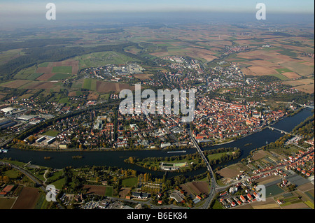 Main River Kitzingen Germany Bavaria Deutschland DE Bavaria Stock Photo ...